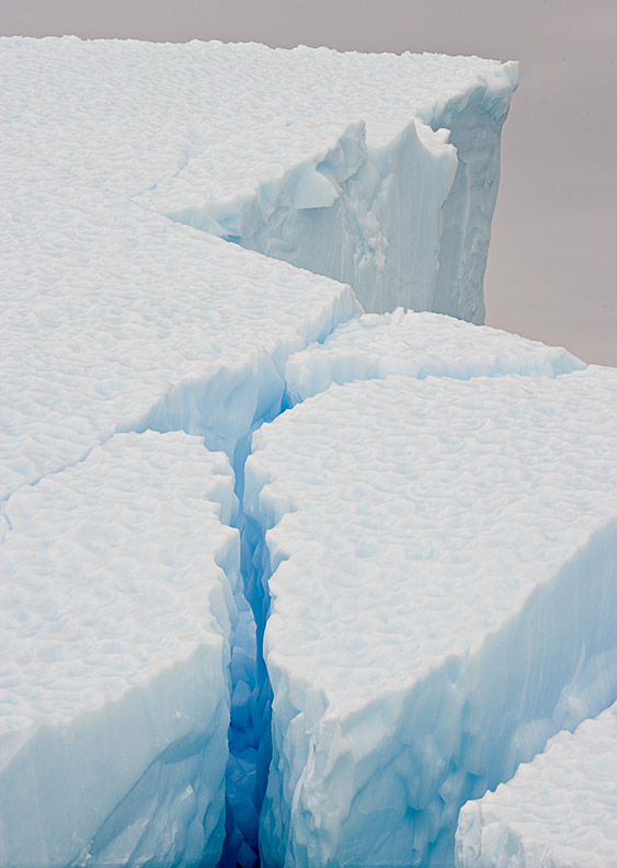 Ice Cracks Antarctica - Luminous Landscape