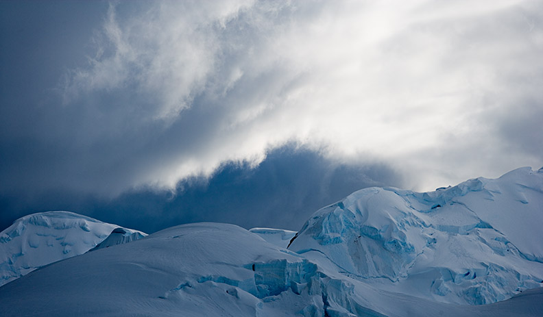 Blue Ice and Clouds - Luminous Landscape